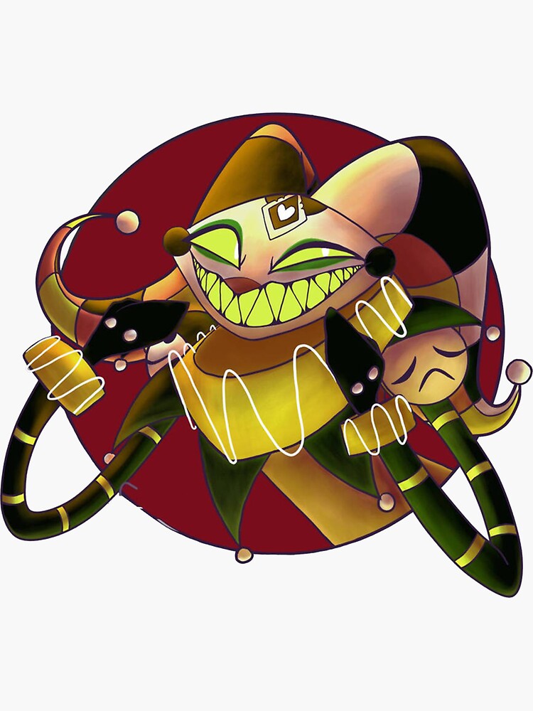 "Helluva Boss - Fizzarolli" Sticker for Sale by Peony-st | Redbubble