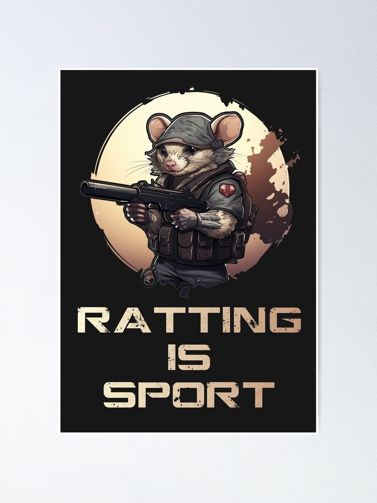 "Escape from Tarkov Rat Ratting is sport" Poster by Samanthi007 | Redbubble
