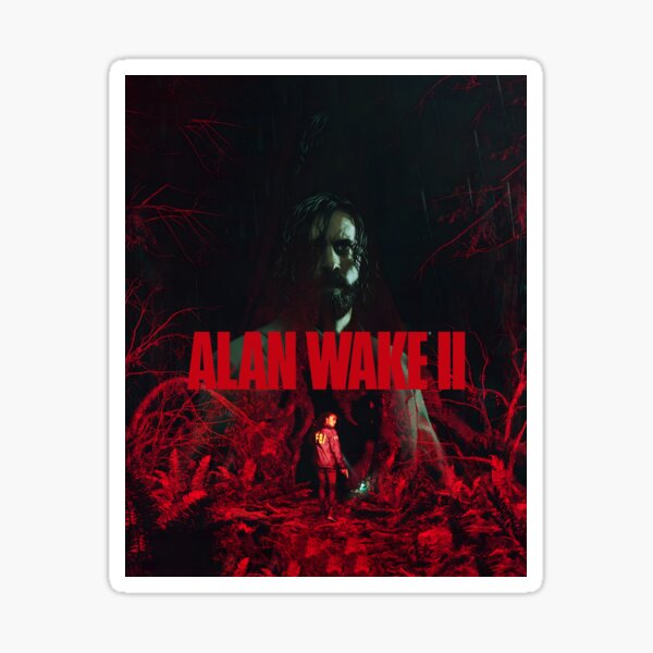 "alan wake 2 game, alan wake ii artwork" Sticker for Sale by DannyxTy ...