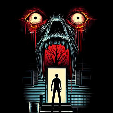 "Groovy Evil Dead 2 Tribute Tee" Sticker for Sale by mark-RSA | Redbubble