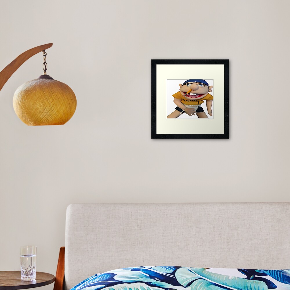 "SML Jeffy " Framed Art Print for Sale by Crazycrazydan | Redbubble