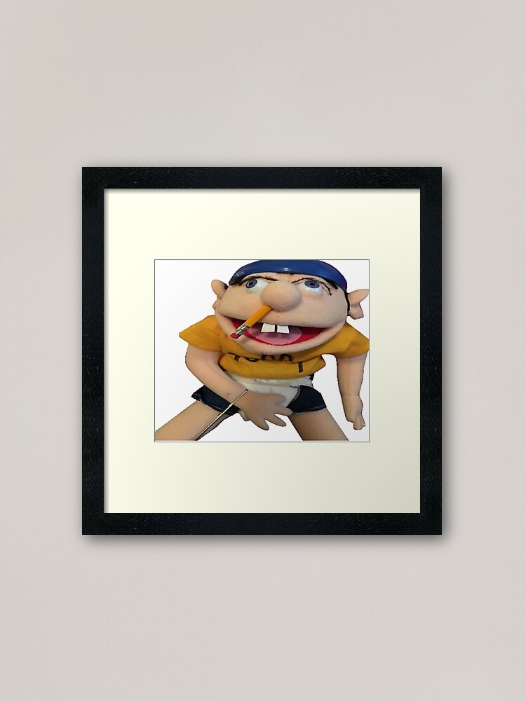 "SML Jeffy " Framed Art Print for Sale by Crazycrazydan | Redbubble