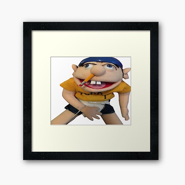 "SML Jeffy " Framed Art Print for Sale by Crazycrazydan | Redbubble