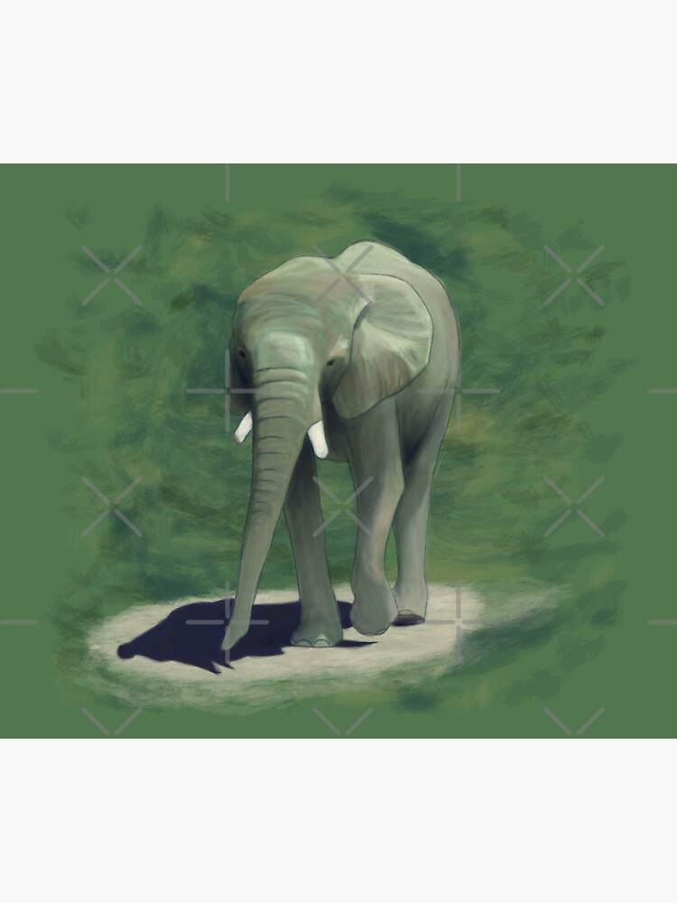 "Elephant Walk" Poster by KristalStittle | Redbubble