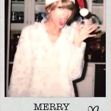 "Merry Swiftmas!" Sticker for Sale by Amhebadesigns | Redbubble
