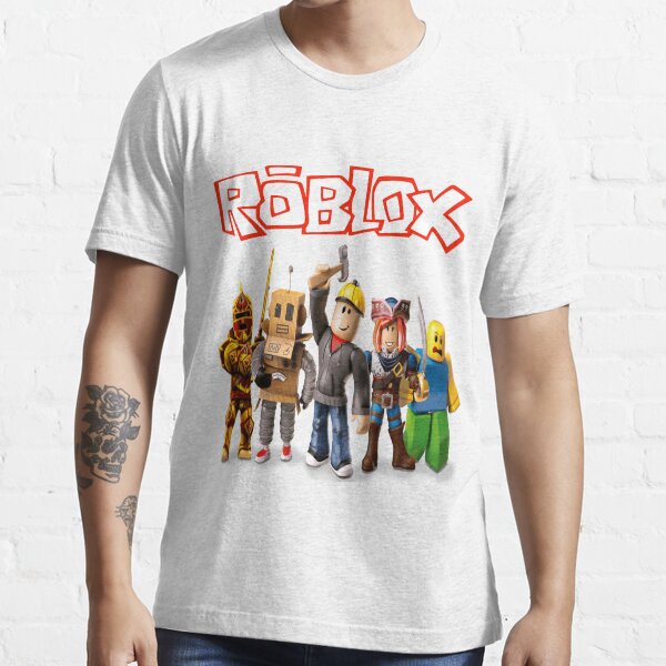 "roblox log with all characters " Essential T-Shirt for Sale by ltiapro ...
