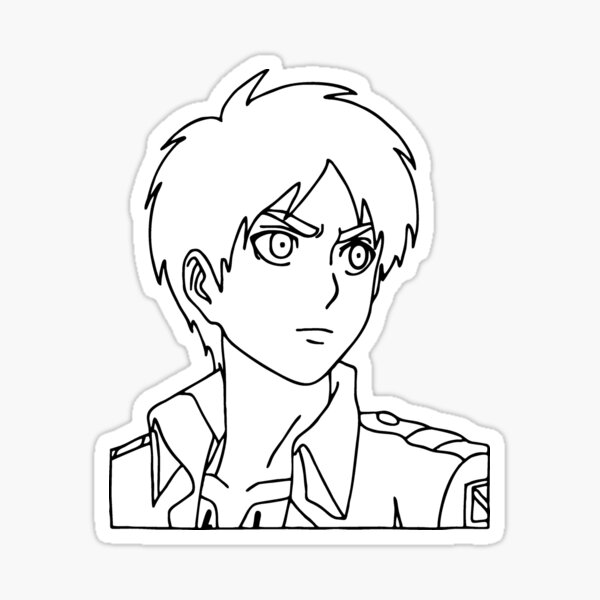 "Eren" Sticker for Sale by Permana96 | Redbubble