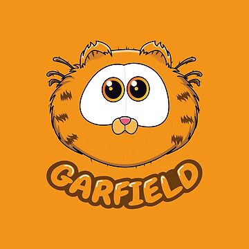 "Baby Garfield" Sticker by Necronder | Redbubble