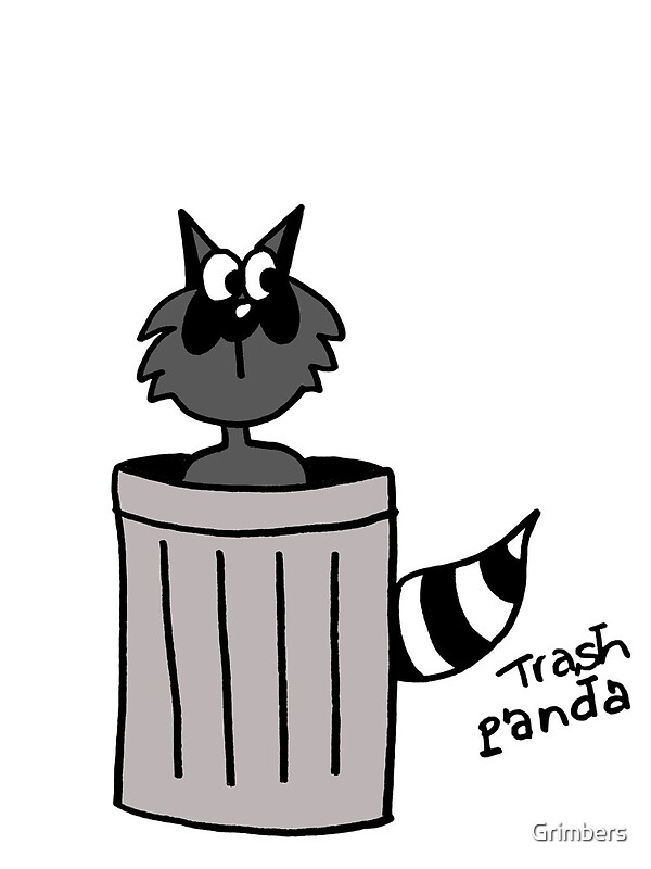 "Trash Panda" by Grimbers | Redbubble