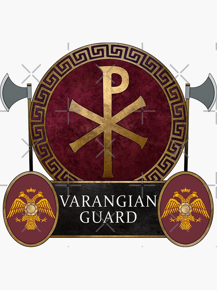 "Varangian Guard Byzantine Chi Rho Symbol" Sticker for Sale by ...