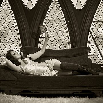 "Haunted by History - Susan Slaughter - Sepia" Poster for Sale by ...