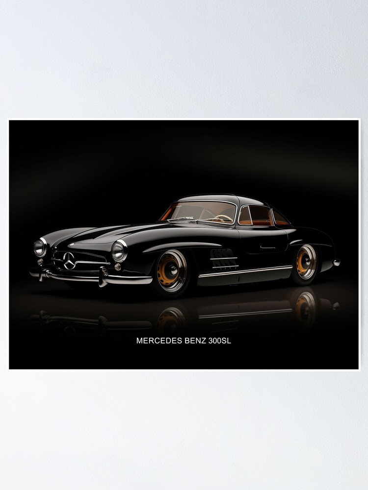 "Mercedes Benz 300SL" Poster for Sale by Durro | Redbubble