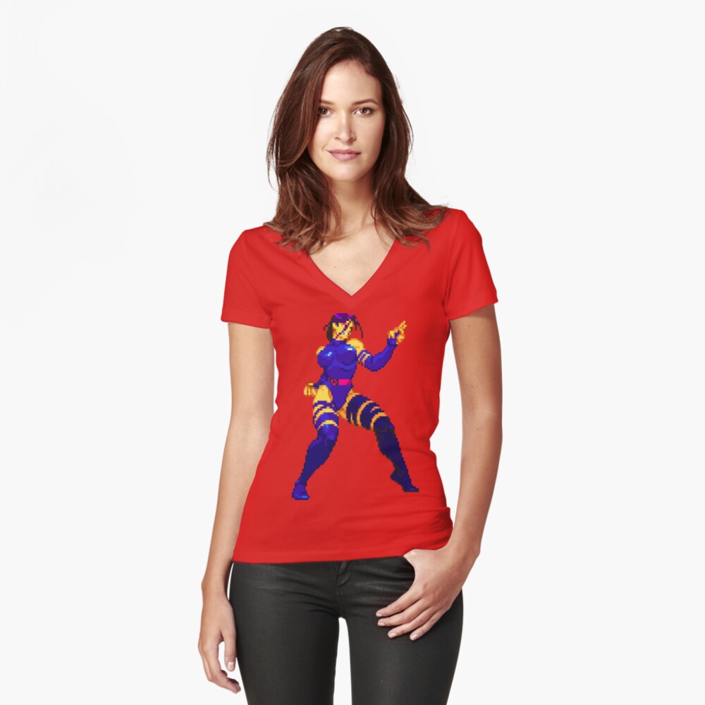 "Psylocke Stance MvC2" Essential T-Shirt for Sale by ropified | Redbubble