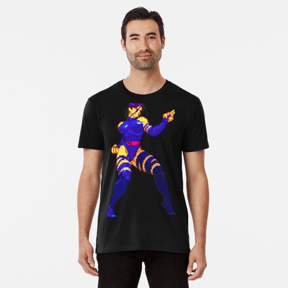 "Psylocke Stance MvC2" Essential T-Shirt for Sale by ropified | Redbubble
