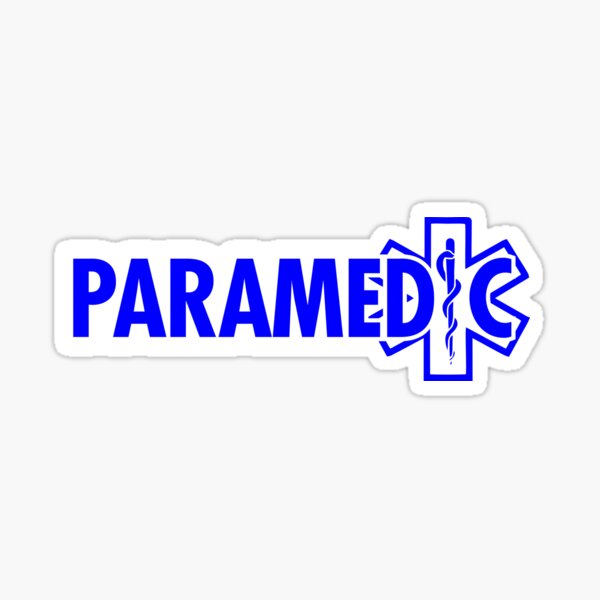 "Paramedic Emergency Medical Services" Sticker by printedkicks | Redbubble