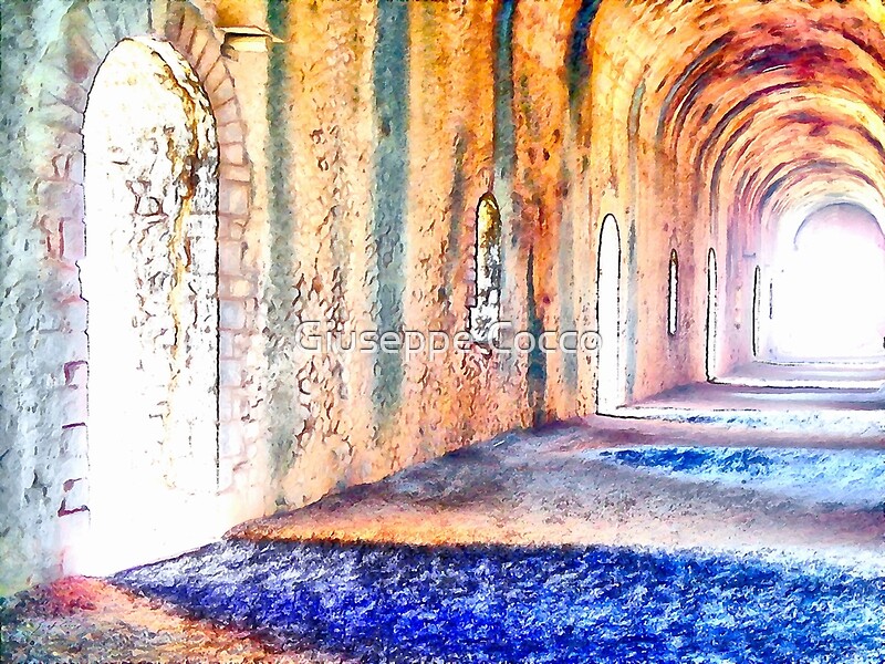 "Roman temple classroom with arches" by Giuseppe Cocco | Redbubble
