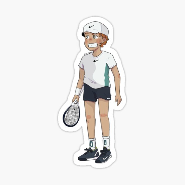 "Jannik Sinner ATP Finals" Sticker for Sale by Paula Modrego Castaño ...