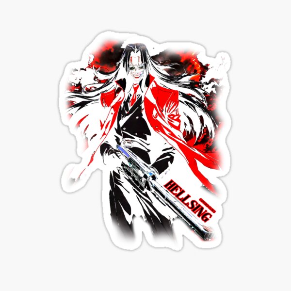 "Hellsing ''ALUCARD'' Anime" Sticker for Sale by riventis66 | Redbubble