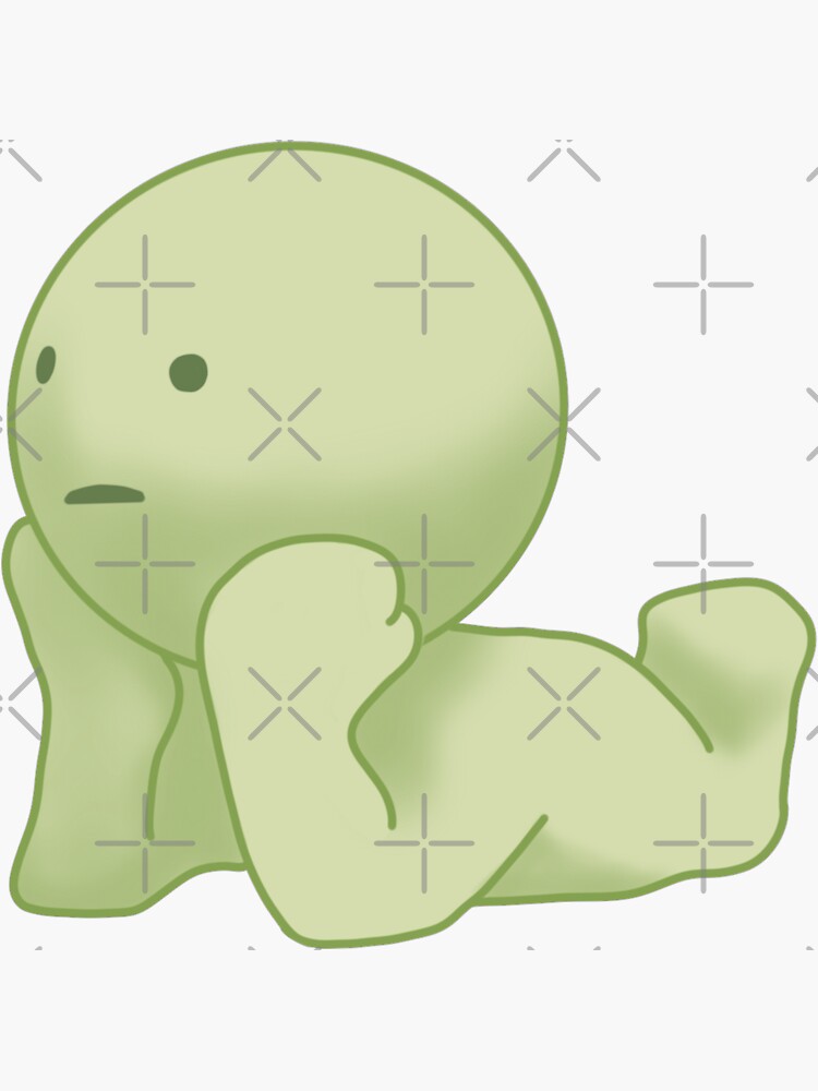 "thinking smiski" Sticker for Sale by ElliottBryan | Redbubble