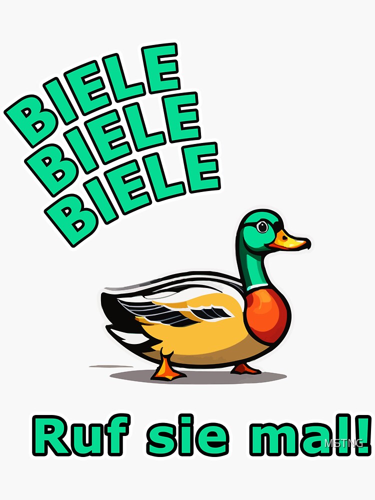 Sticker mit "Biele Biele Biele Ruf sie mal Meme Schwiegertochter ...