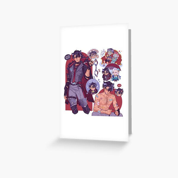 "Wriothesley Genshin impact" Greeting Card for Sale by TeeTales21 ...
