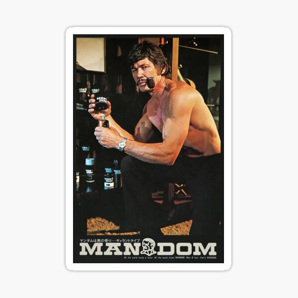 "Mandom Charles Bronson Dark" Sticker for Sale by Gabbeckeriel | Redbubble