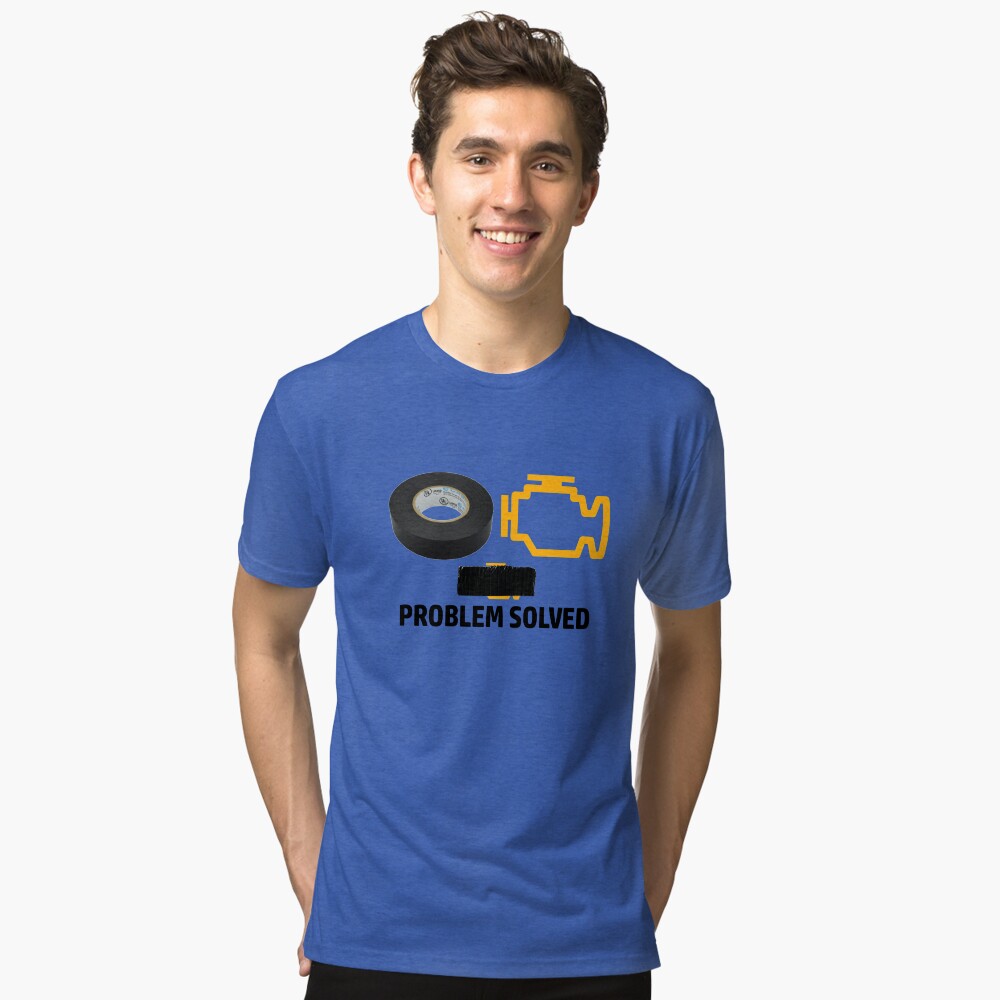 "Problem Solved" Sticker for Sale by Slinky-Reebs | Redbubble