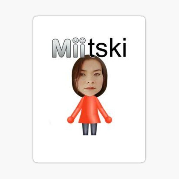 "Mitski" Sticker for Sale by NancyisBroke | Redbubble