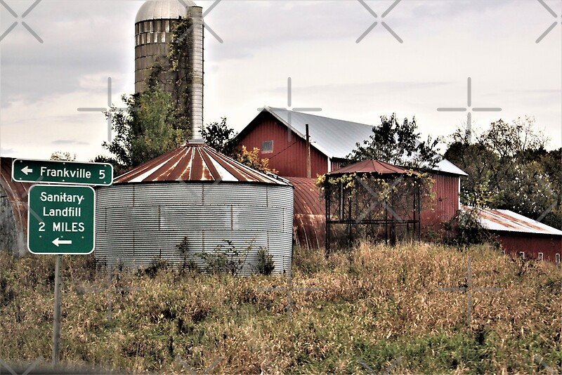 "An Old Iowa Farm" by Martha Sherman | Redbubble