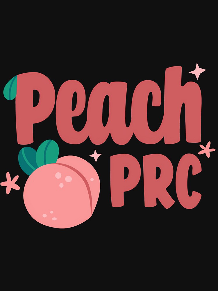 "Peach Prc Peachy Logo" Essential T-Shirt for Sale by ThePixelPulse ...