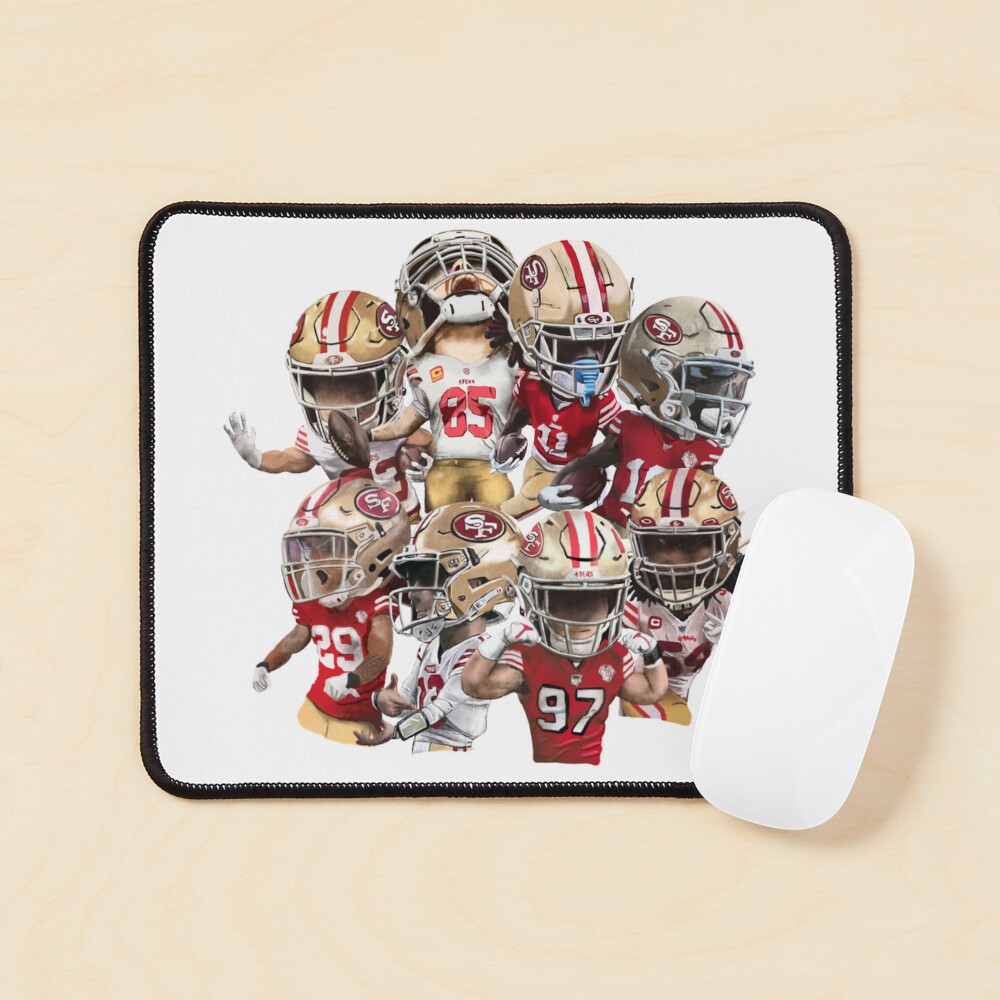 "San Francisco 49ers Niners Squad!" Poster for Sale by ericjueart ...