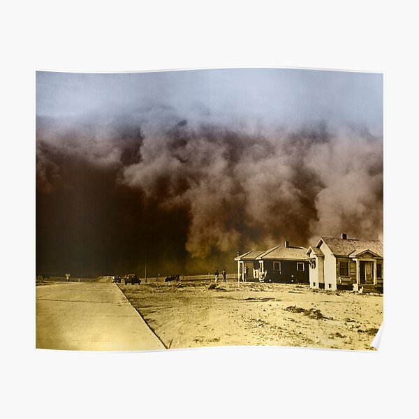 "Dust Storm in Springfield, CO " Poster for Sale by ScienceSource ...