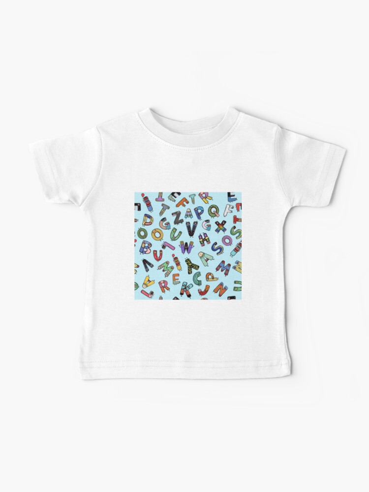 "children's typeface anthropomorphic letters alphabet" Baby T-Shirt for ...