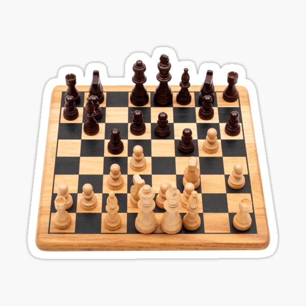 "Chess Board" Sticker for Sale by MorningFive | Redbubble