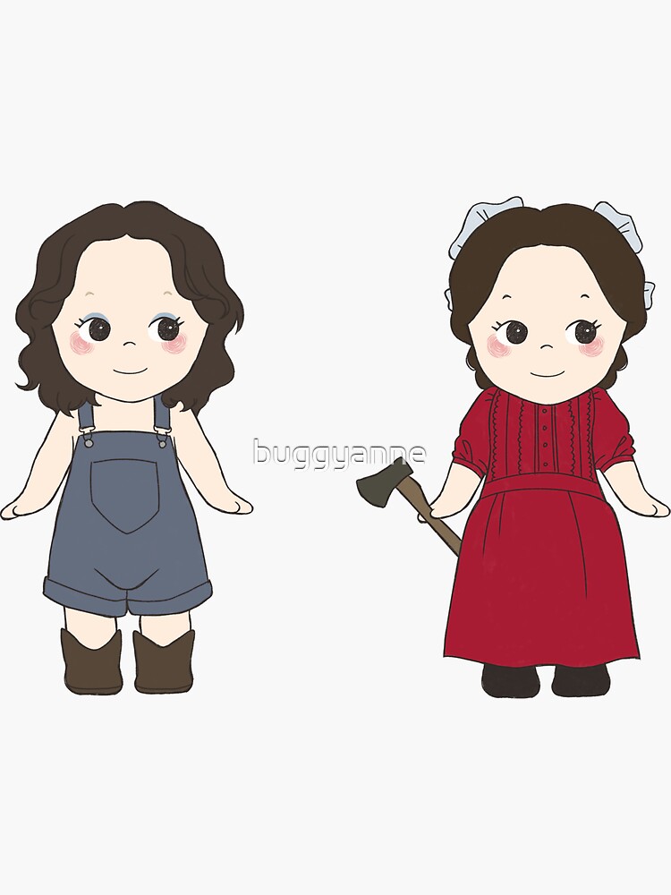 "Pearl and Maxine Minx Sonny Angel Pack" Sticker for Sale by buggyanne ...