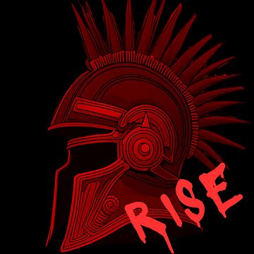 "Rise Helmet of Ares Red Rising Inspired" Sticker for Sale by addie ...