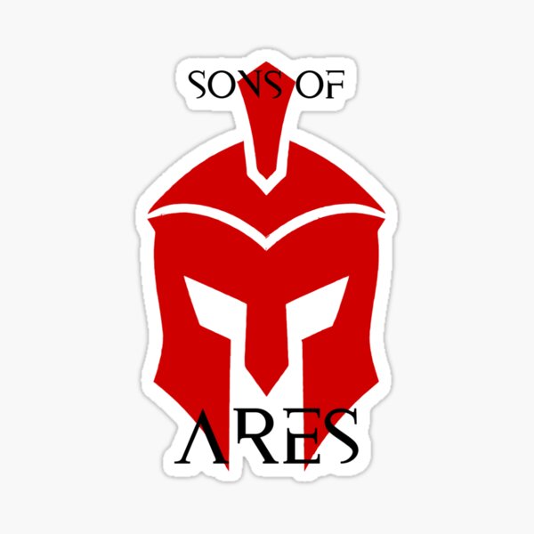 "Sons of Ares Red Rising Inspired" Sticker for Sale by addie-plays ...