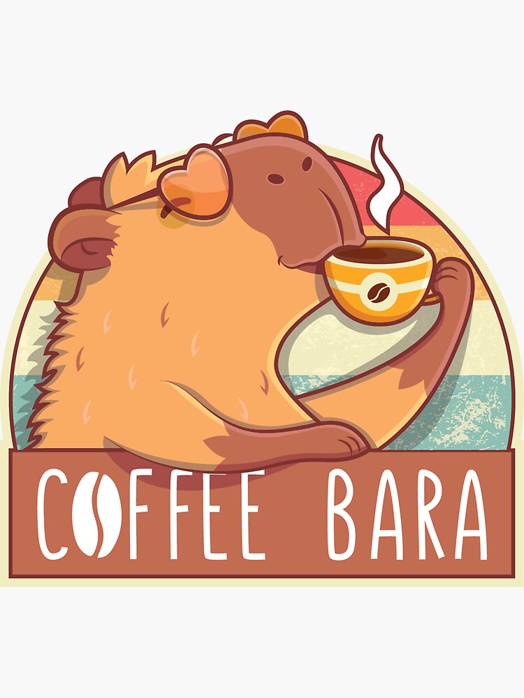 "Coffee bara" Sticker for Sale by 228design | Redbubble