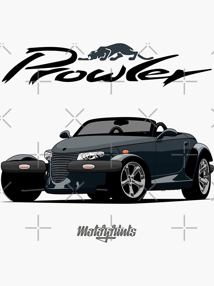 "Concept Car Prowler (pearl)" Sticker for Sale by MotorPrints | Redbubble