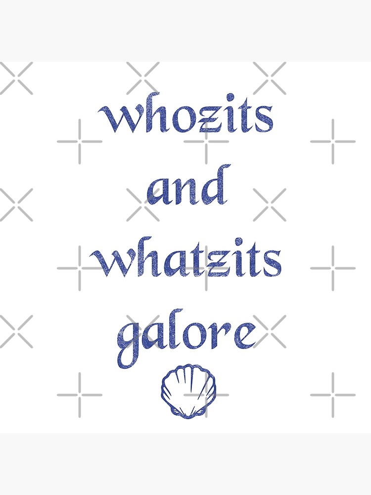 "Whozits and Whatzits Galore" Poster by FandomTrading | Redbubble