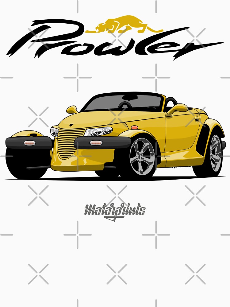 "Concept Car Prowler (yellow)" T-shirt for Sale by MotorPrints ...