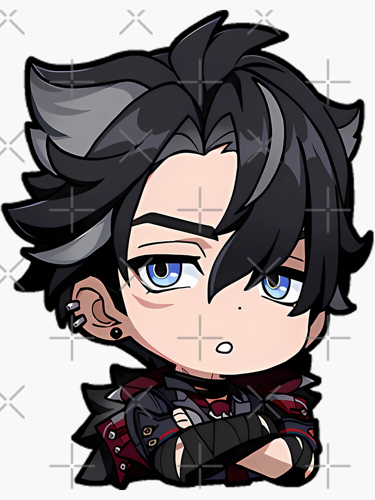 "Wriothesley | Genshin Impact" Sticker for Sale by Verthalies | Redbubble