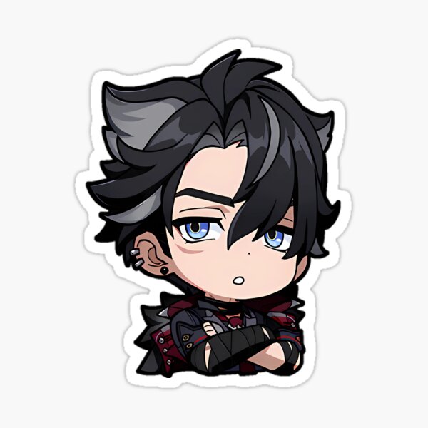 "Wriothesley | Genshin Impact" Sticker for Sale by Verthalies | Redbubble