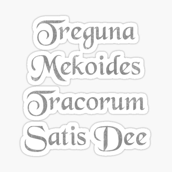 "Substitutiary Locomotion" Sticker for Sale by FandomTrading | Redbubble