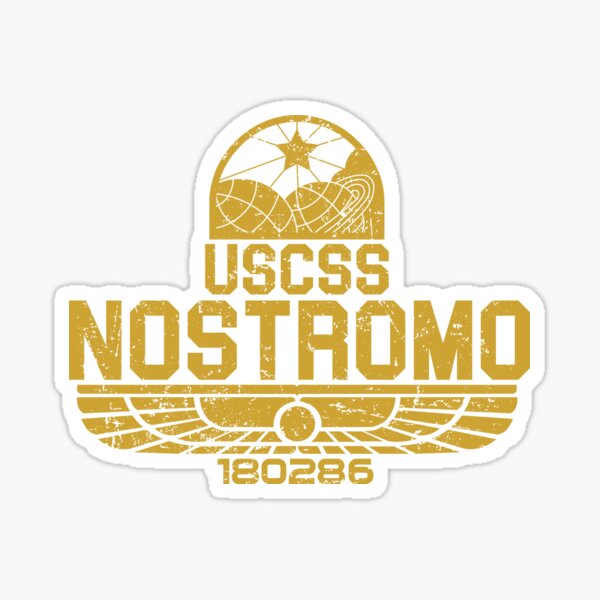 "USCSS Nostromo" Sticker for Sale by EduArt82 | Redbubble