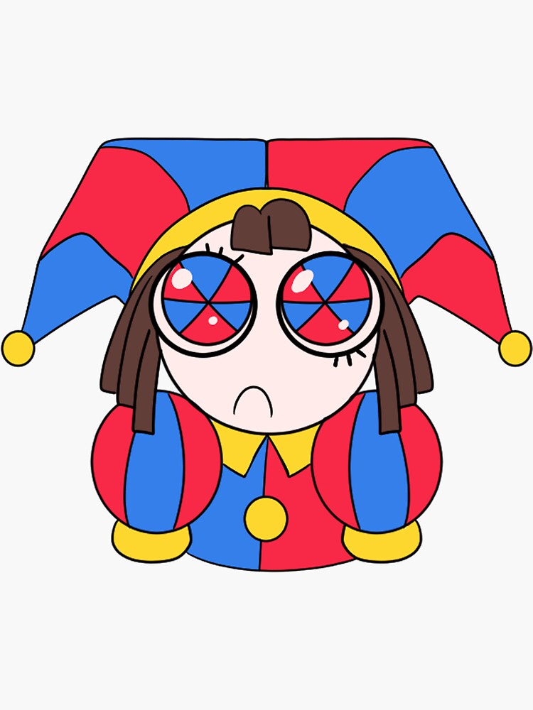"Pomni-The Amazing Digital Circus" Sticker for Sale by lanaflowerz ...