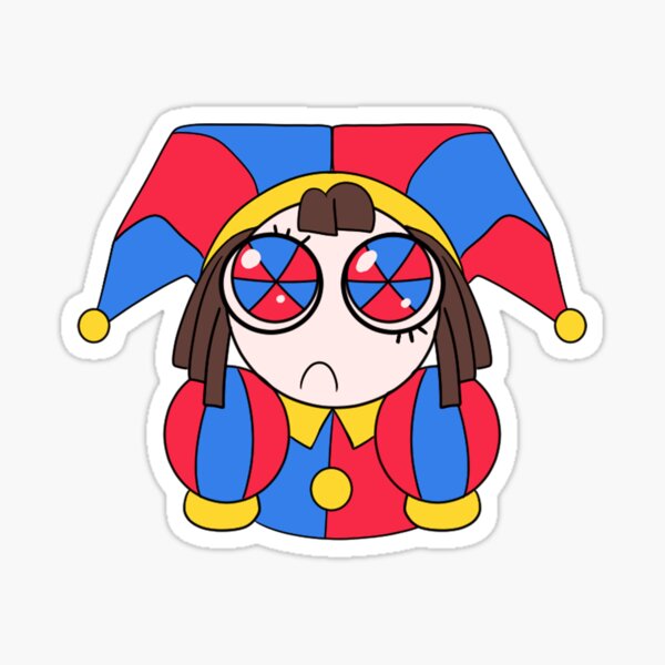 "Pomni-The Amazing Digital Circus" Sticker for Sale by lanaflowerz ...