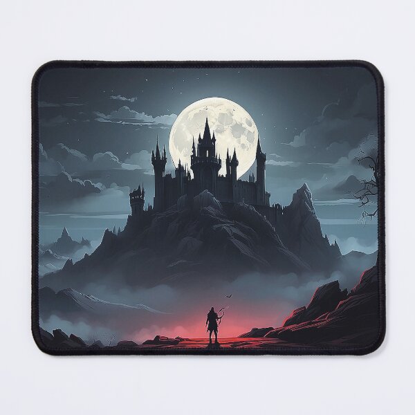 "A Minimalistic Night in Castlevania" Mouse Pad for Sale by ...