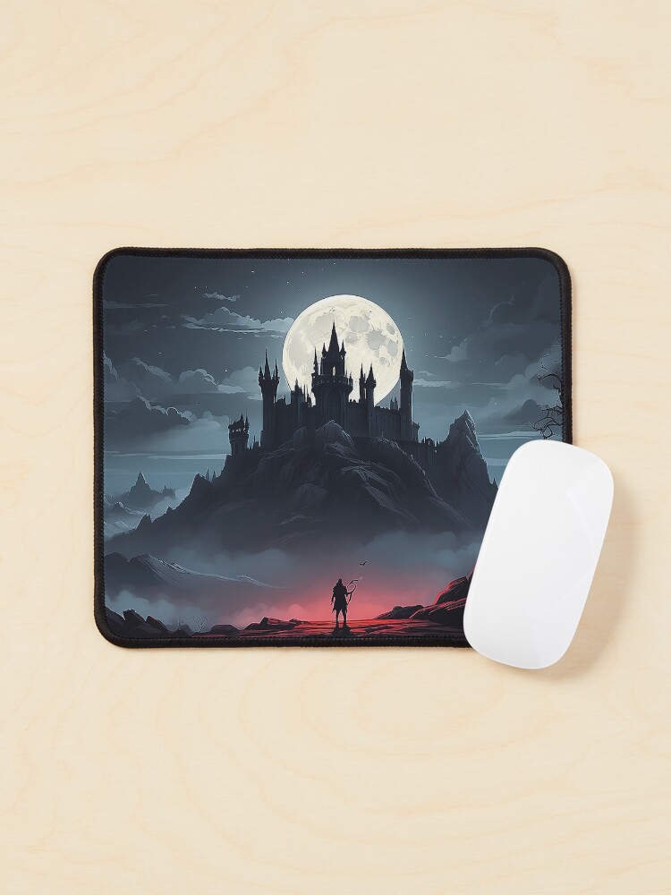 "A Minimalistic Night in Castlevania" Mouse Pad for Sale by ...