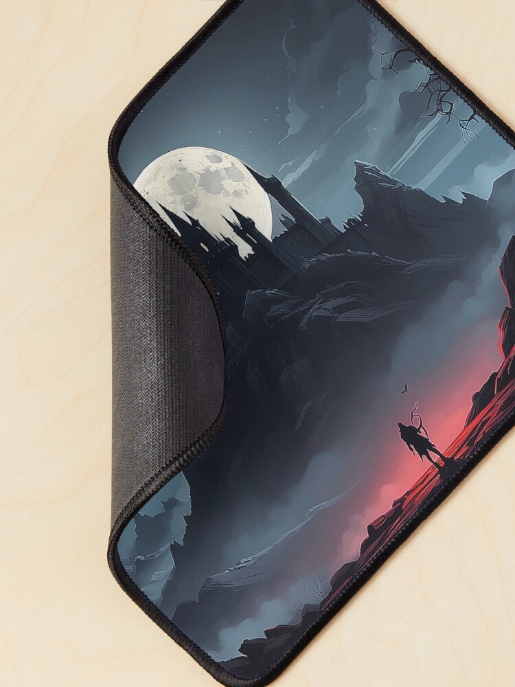 "A Minimalistic Night in Castlevania" Mouse Pad for Sale by ...